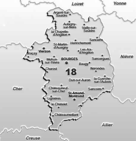 Visite du département du Cher